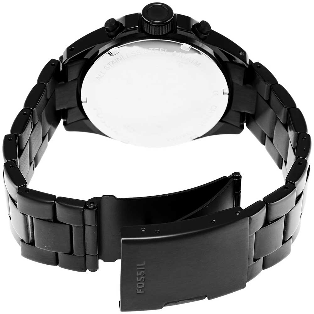 Reloj Fossil Decker CH2601 Para Hombre Fecha Cronómetro Acero ...