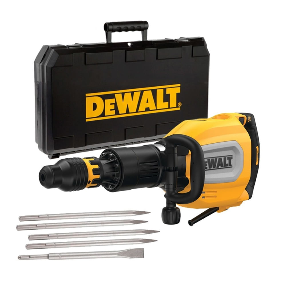 Martillo Demoledor SDS Max 1700W Brushless + 5 Cinceles Dewalt D25911K ...