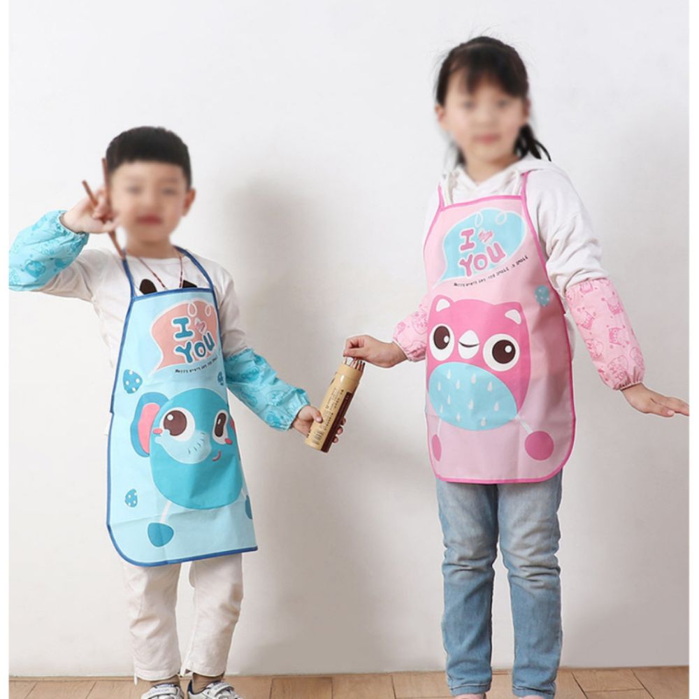 Mandil o Delantal Impermeable para Niños color Celeste I Oechsle - Oechsle