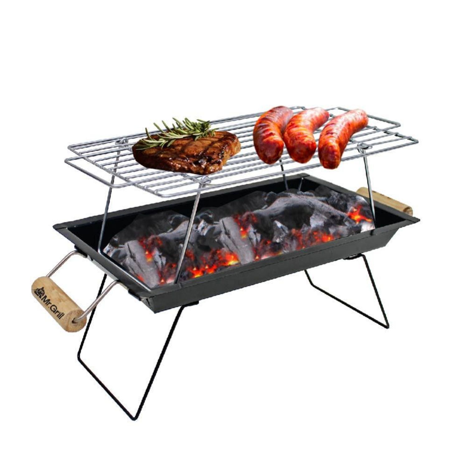 Parrilla Camping Mr. Grill Rectangular | Oechsle.pe - Oechsle