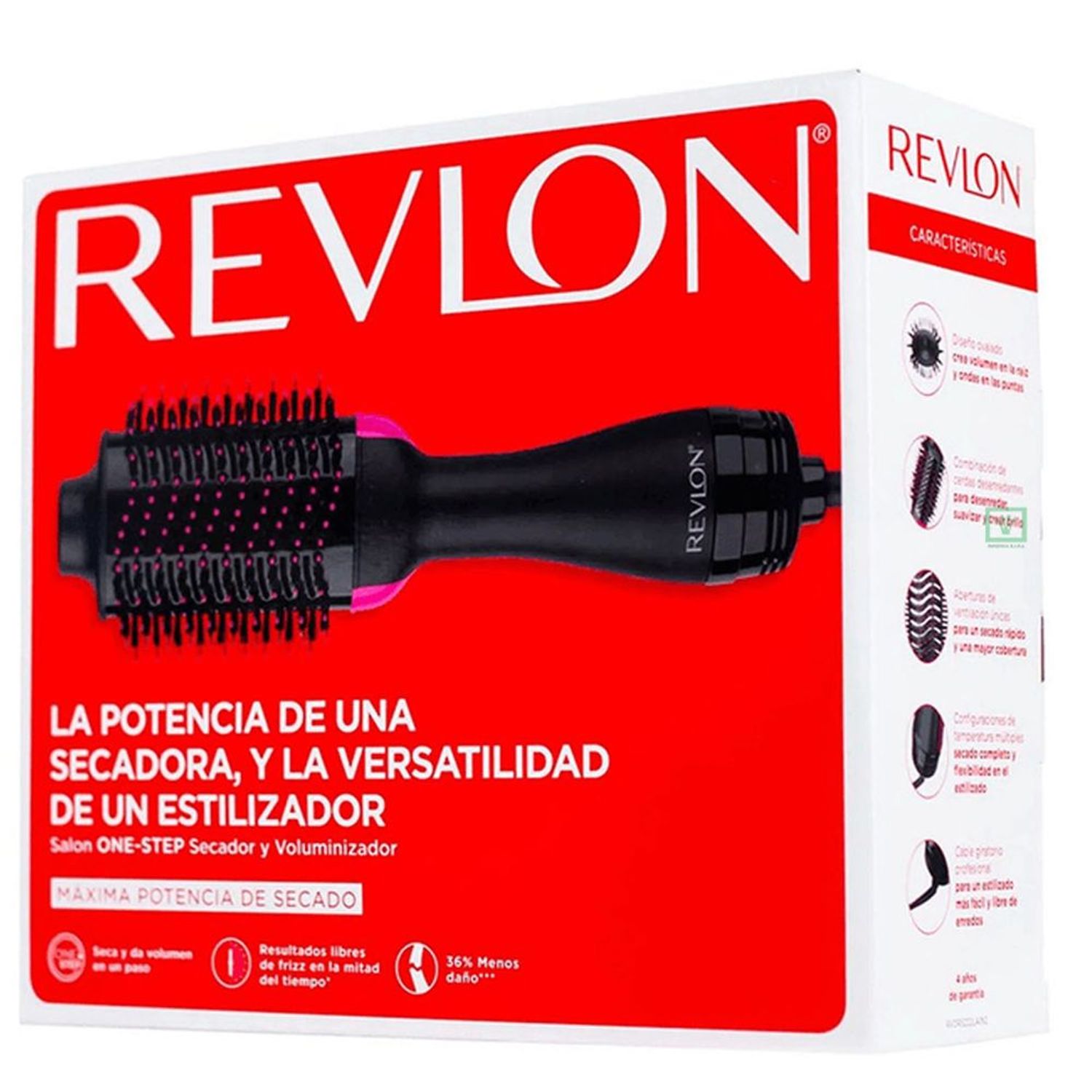 Cepillo Revlon Salon One step secador y Voluminizador RVDR5222LA2 I ...