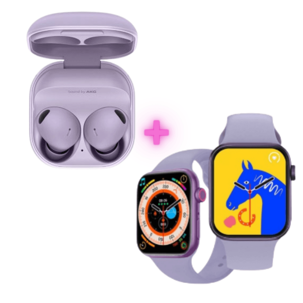 ack Smartwatch T900 Pro Max L Lila y Audífonos Genericos Buds 2 Pro Lila I Oechsle - Oechsle