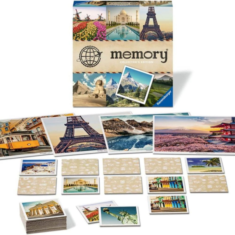 Juego De Memoria Ravensburger Viajes De Colección 64 Piezas | Oechsle ...