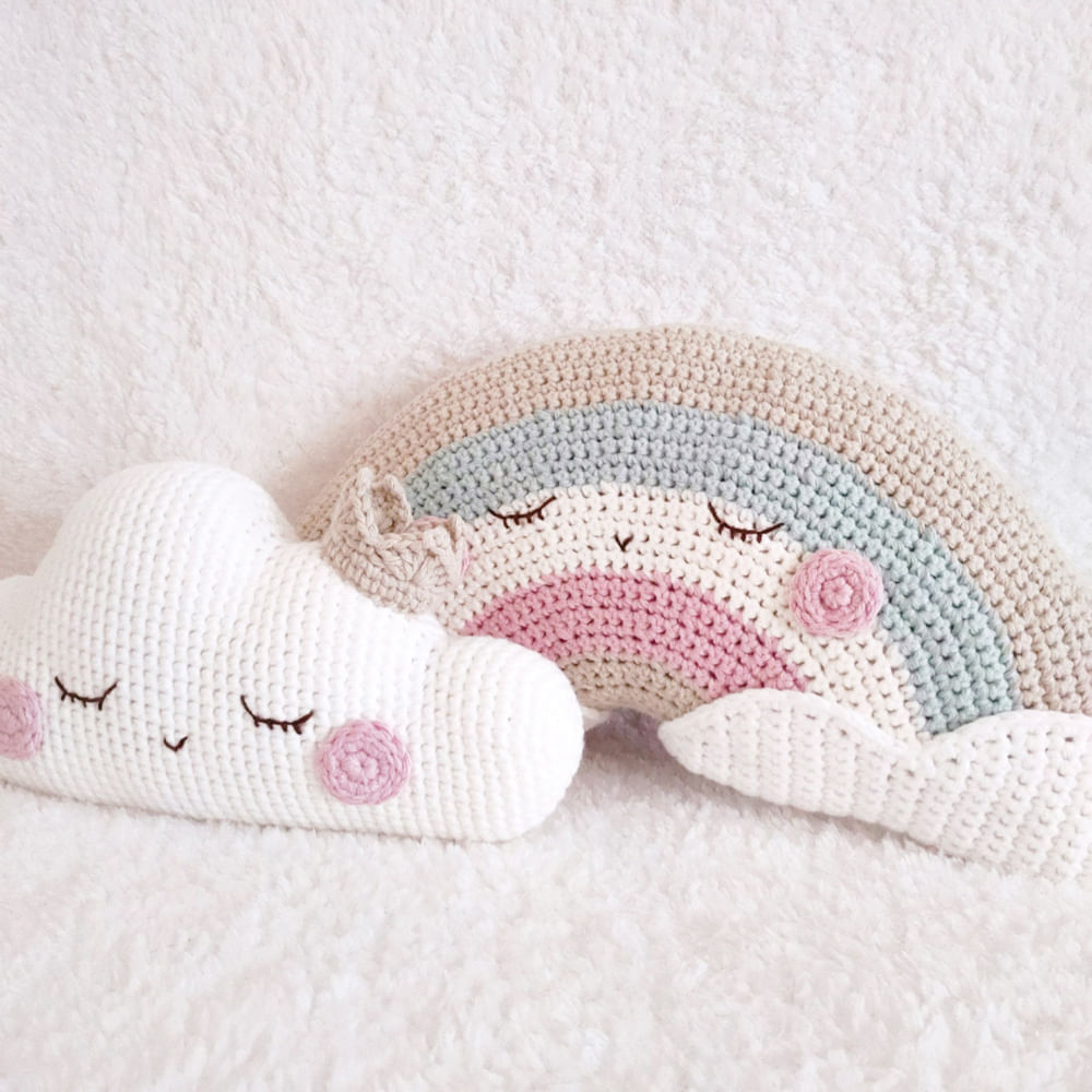 Pack x 2 Cojines Infantiles Decorativos para Cuna de Bebé BE CRAFTY ...