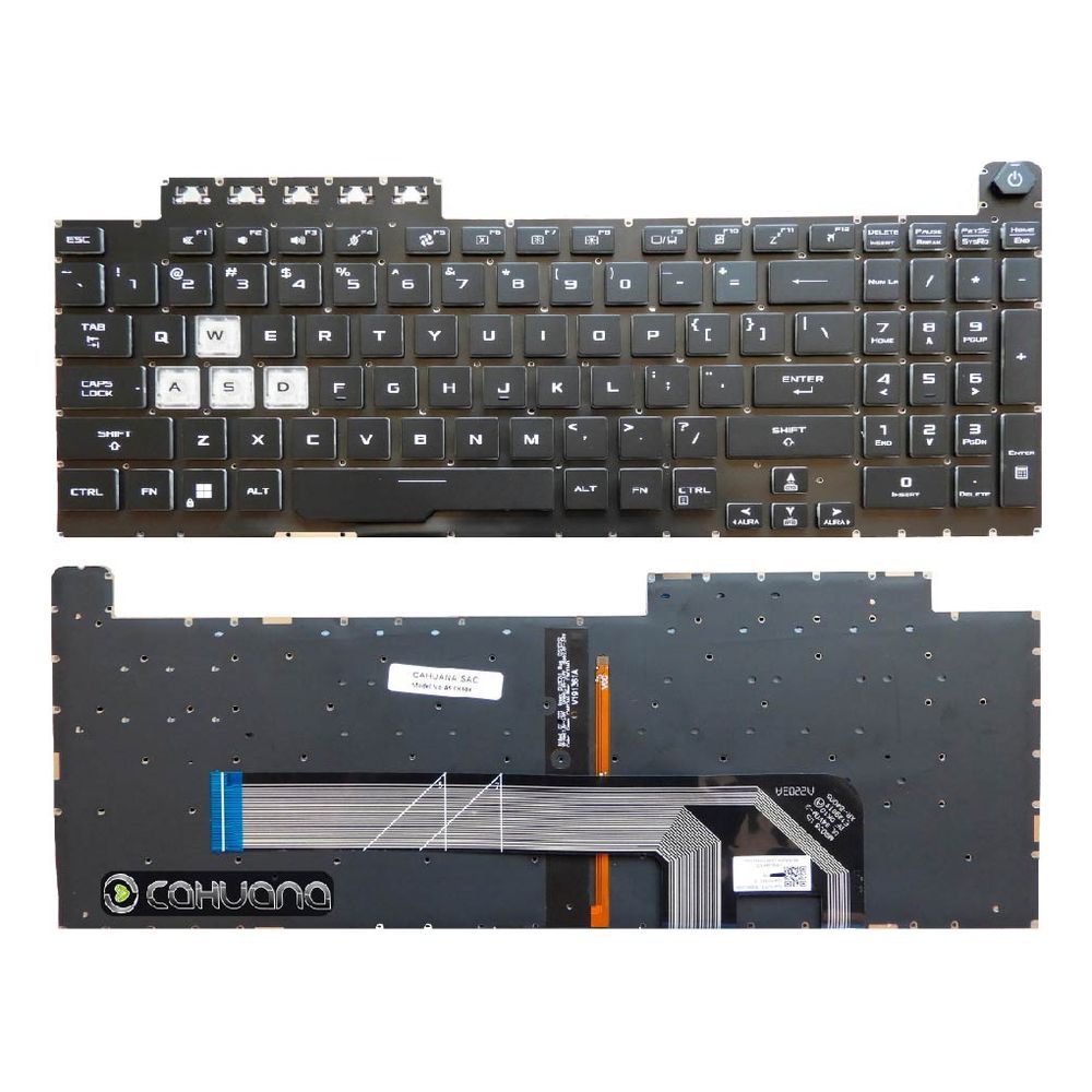 Teclado Genérico Compatible Asus Fx506 Fx506li Fx506lh Fx506h en Ingles Retroiluminado I Oechsle ...