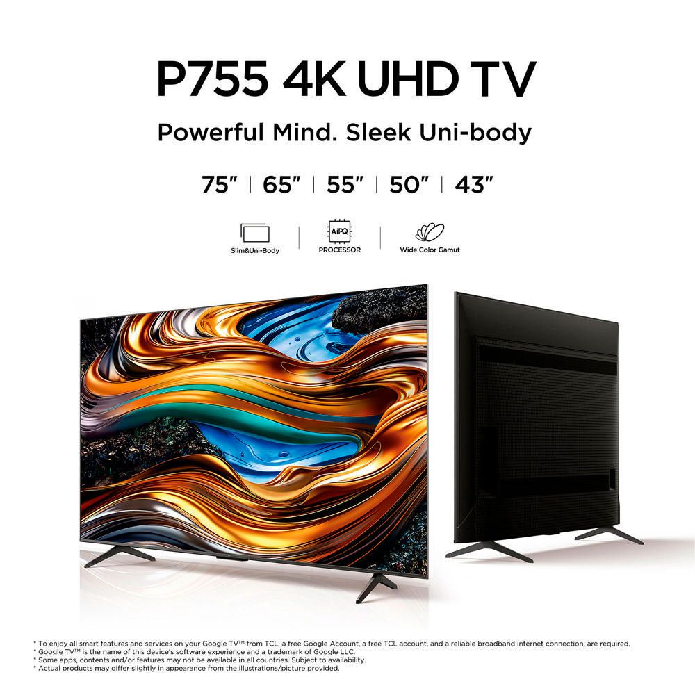 Televisor TCL 55" 55P755 UHD Google Tv 4K Ultra HD | Oechsle.pe - Oechsle