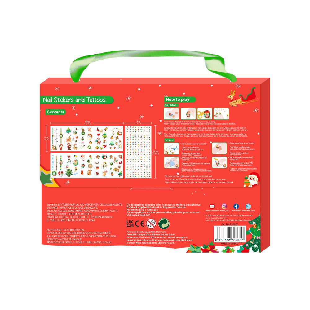 Pegatinas de Uñas y Tatuajes navidad | Oechsle - Oechsle