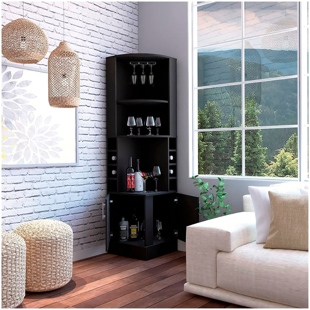 Bar Esquinero Porta Copas Porta Botellas Calidad Premium ARMADO N548 I ...