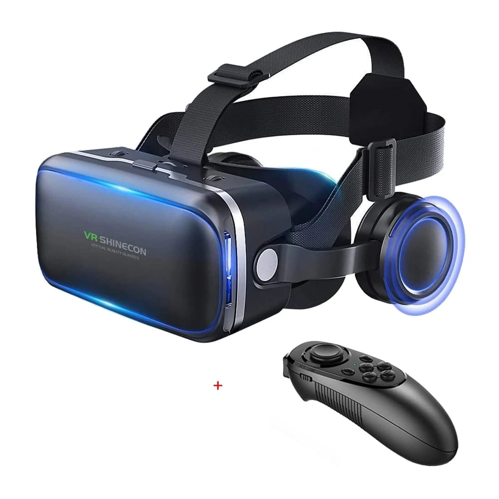 VR Shinecon VR Headset - Gafas 3D Compatible con Smartphone incluye ...