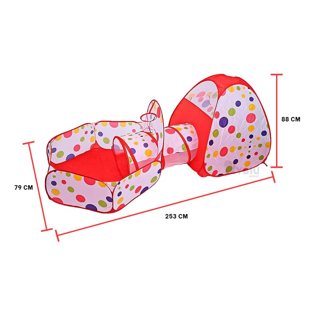 Carpa Juegos Amplia para Niños Economico Color Rojo MG-16335 | Oechsle ...