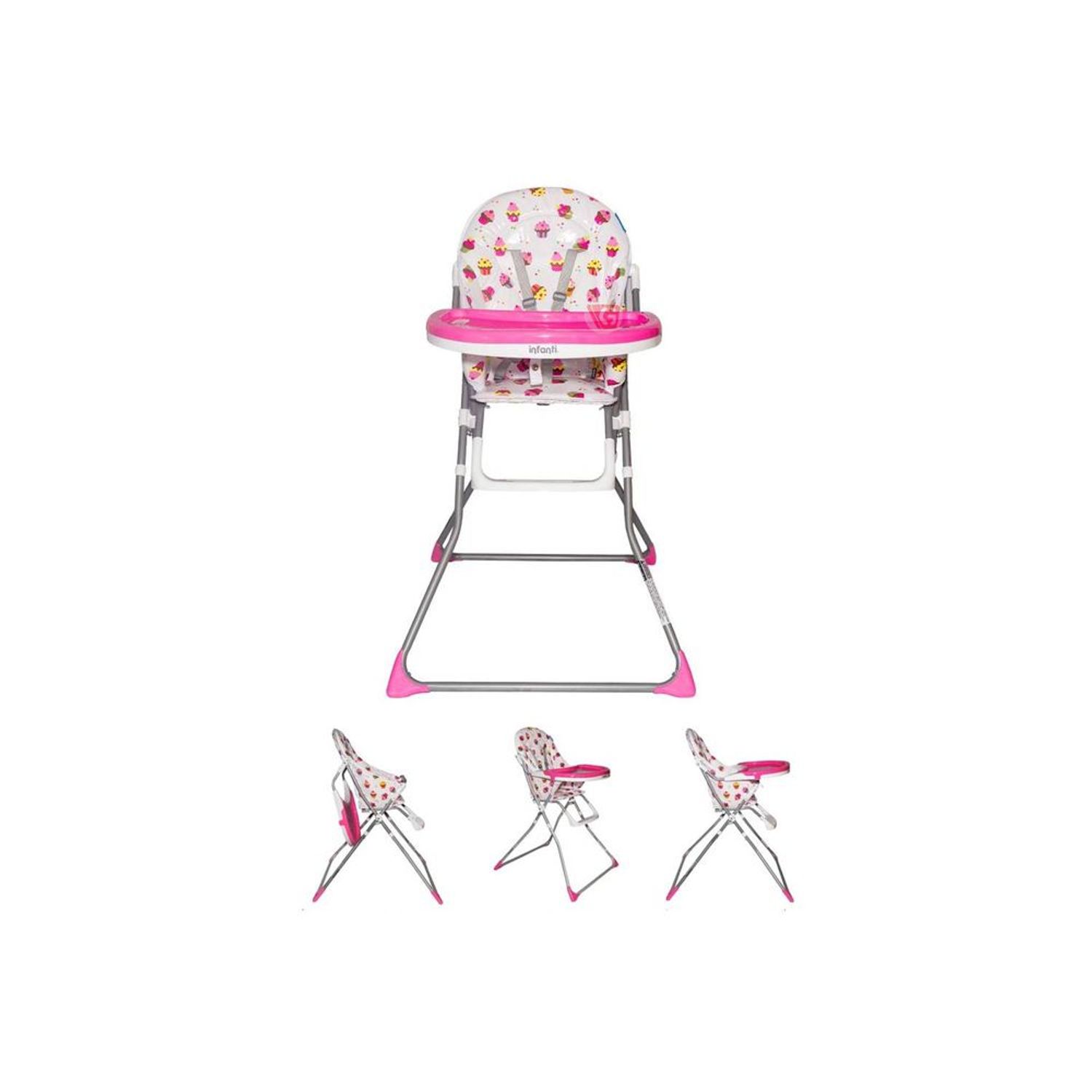 Silla de Comer Plegable para Bebes Infanti CANDY Pink | Oechsle - Oechsle