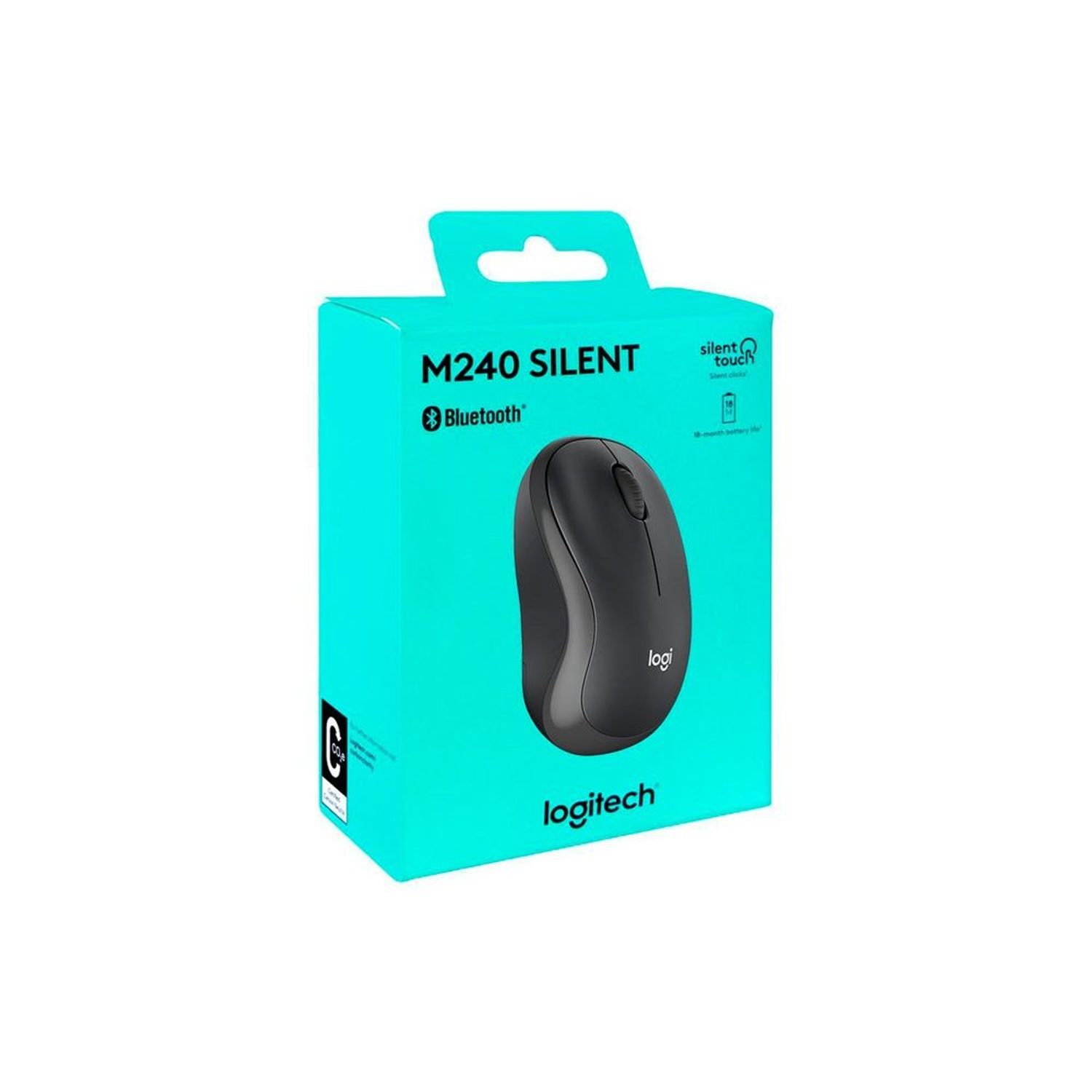 Mouse Logitech M240 Silent Wireless Bt Black - Oechsle
