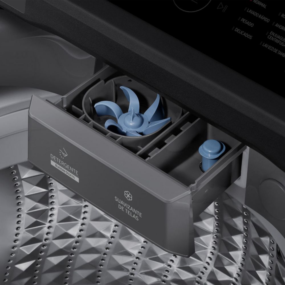 Lavadora Samsung EcoBubble 17 KG Gris WA17CG6441BD/PE | Oechsle.pe - Oechsle