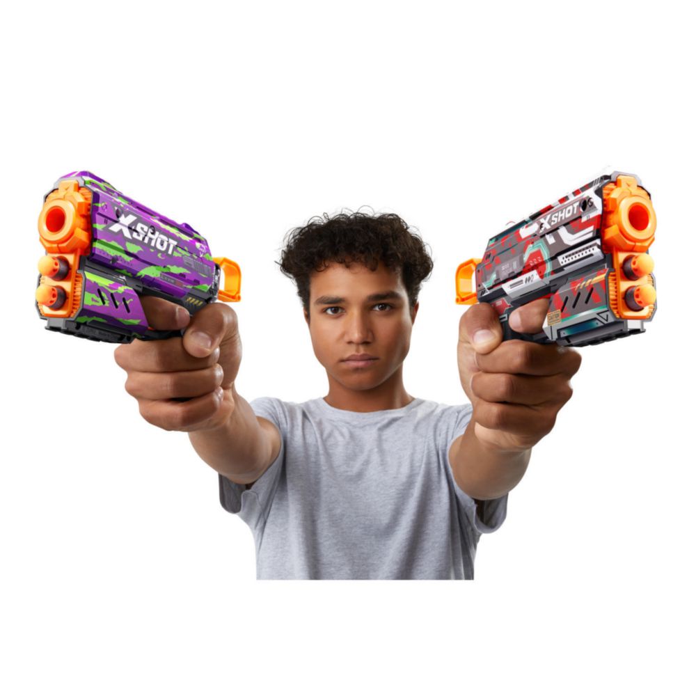 Lanzador X-Shot Pack De Skins Flux 16 Dardos | Oechsle.pe - Oechsle