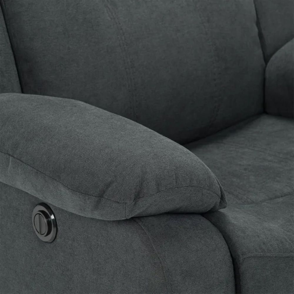 Sillón Reclinable Rosen Clifton Grafito Eléctrico | Oechsle - Oechsle