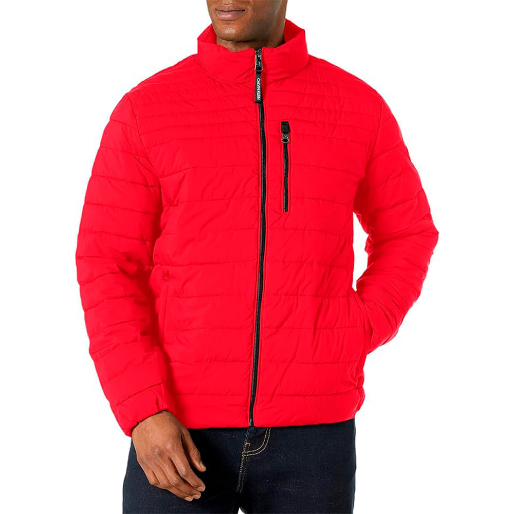 Casaca Calvin Klein Resistant Puffer Rojo - Oechsle