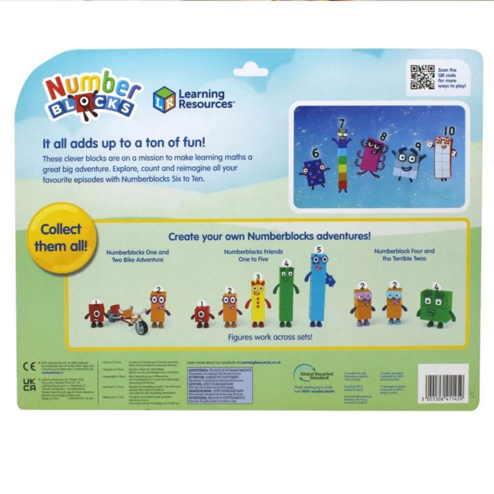 Figuras De Aprendizaje Numberblocks 6 A 10 | Oechsle.pe - Oechsle