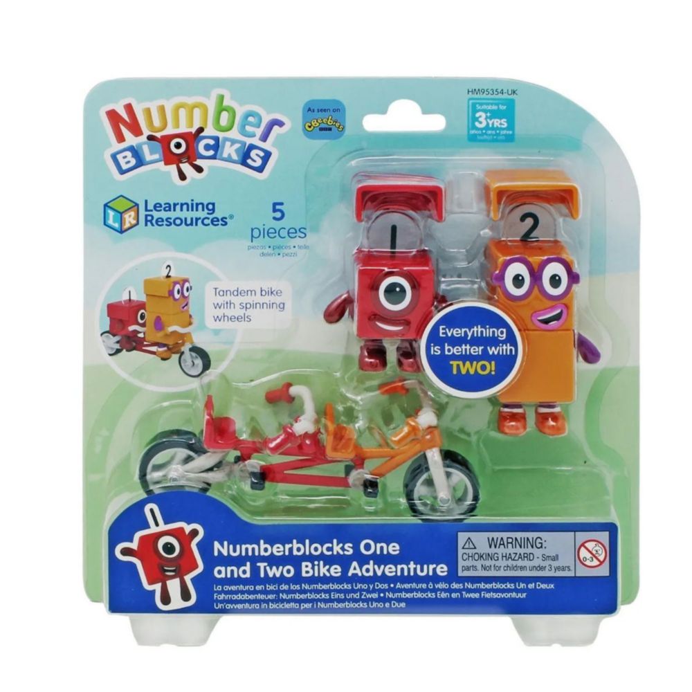 Figuras De Aprendizaje Numberblocks 1 Y 2 Aventura En Bicicleta ...