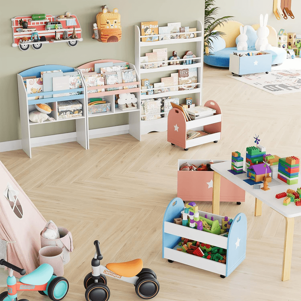 Estante Librero Con Ruedas Infantil Kaori DIBA Muebles | Oechsle - Oechsle