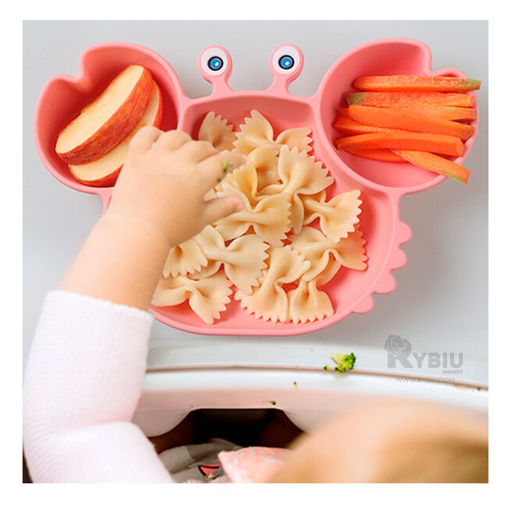 Plato en Forma de Cangrejo en Color Rosado Y+Papel de Regalo - Oechsle