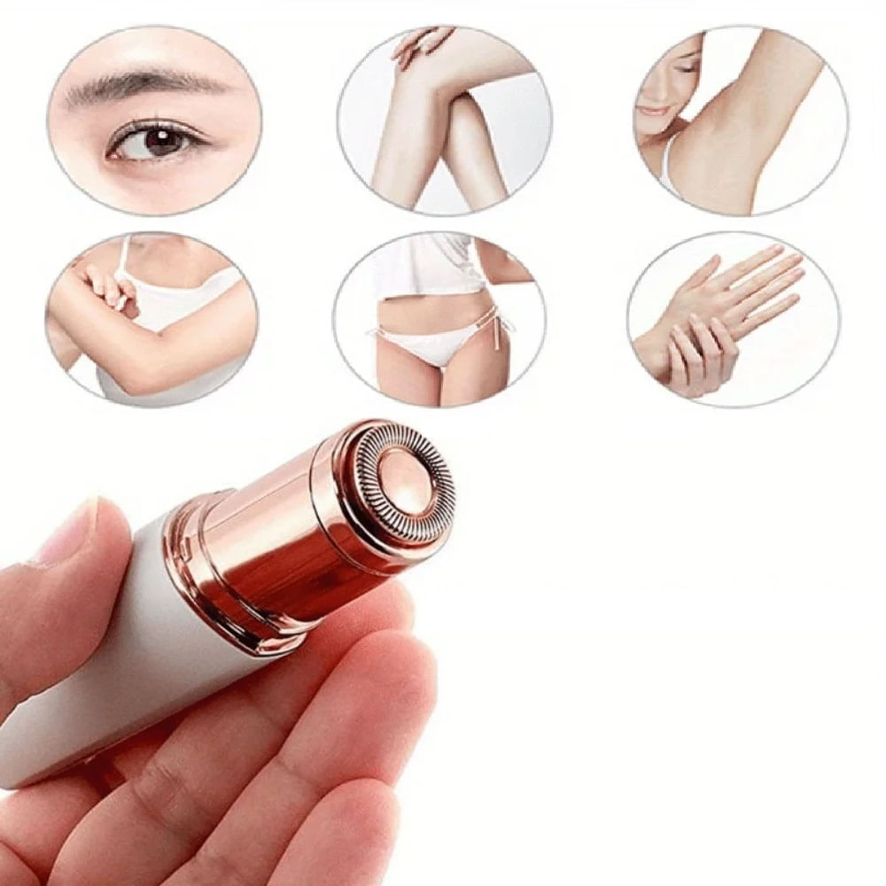Depiladora Facial Mujer FlawLbss Flawless Blanco Eléctrica Carga USB Genieka - Oechsle