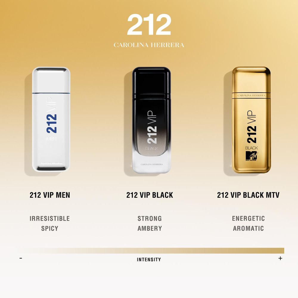 Perfume 212 Vip Black Edicion Mtv Carolina Herrera Hombre Edp 100Ml ...