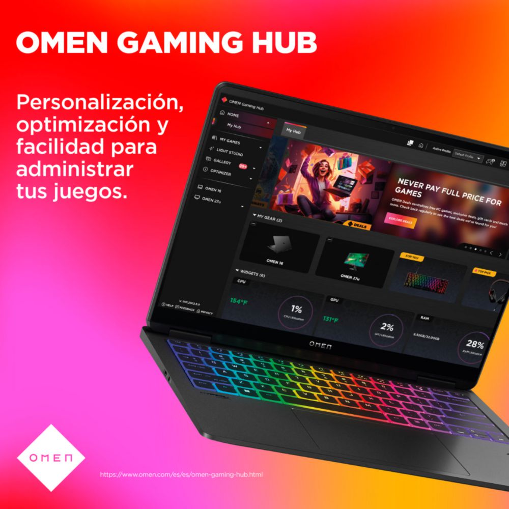 Laptop HP OMEN Transcend 14-fb0001la 14 NVIDIA GeForce RTX 4060 Intel ...