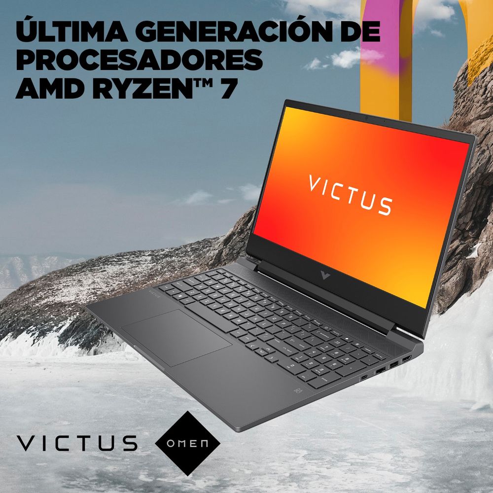 Laptop Victus Gaming 15-fb2019la 15.6 AMD Ryzen 7-8845HS NVIDIA GeForce ...