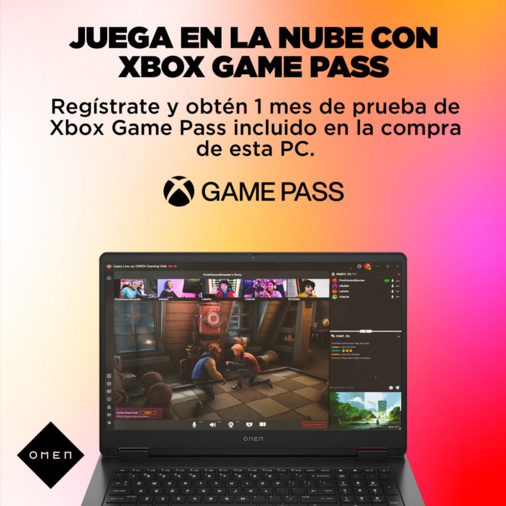 Laptop HP OMEN Gaming 17-db0009la 17.3" NVIDIA® GeForce RTX™ 4060 AMD ...