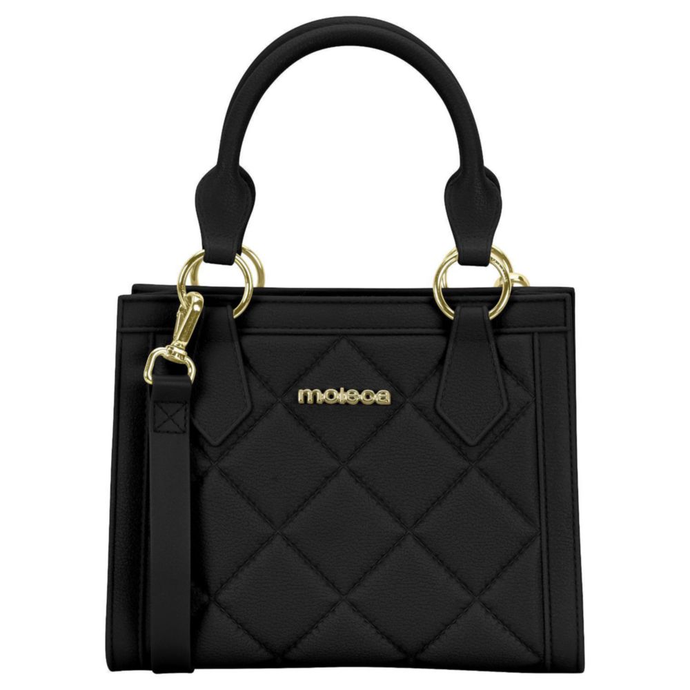 Cartera Moleca Bolso Mano Negro | Oechsle.pe - Oechsle