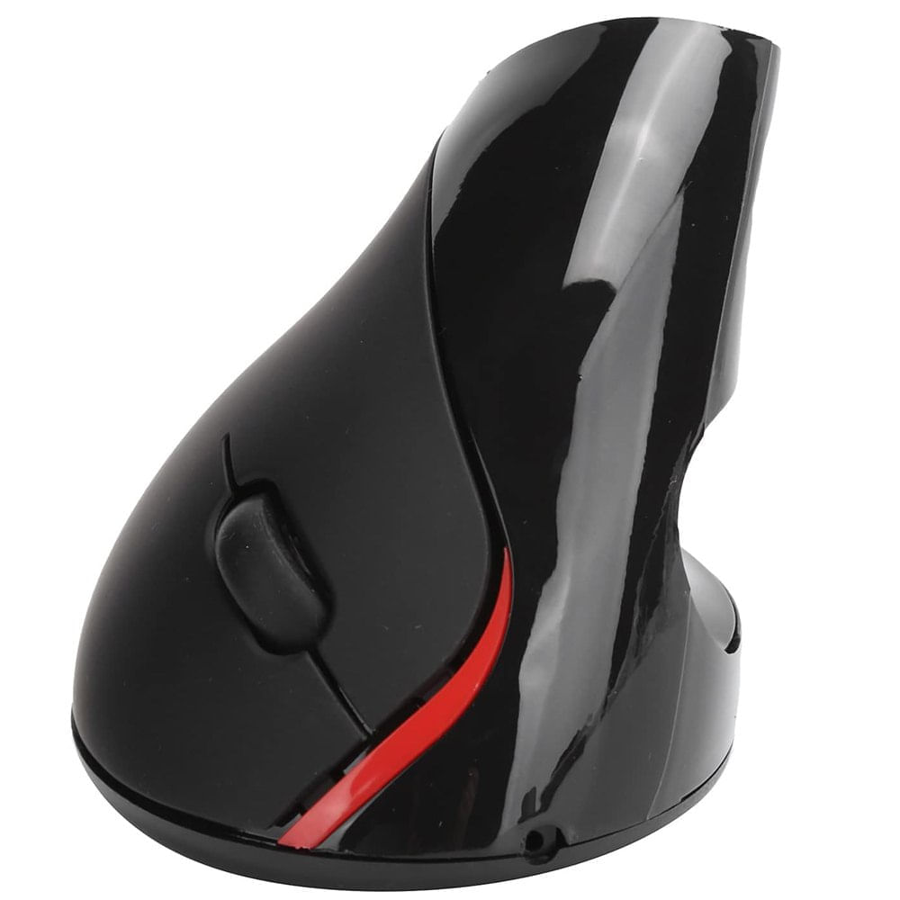 Mouse Vertical Inalambrico Ergonómico Usb Recargable Negro - Oechsle