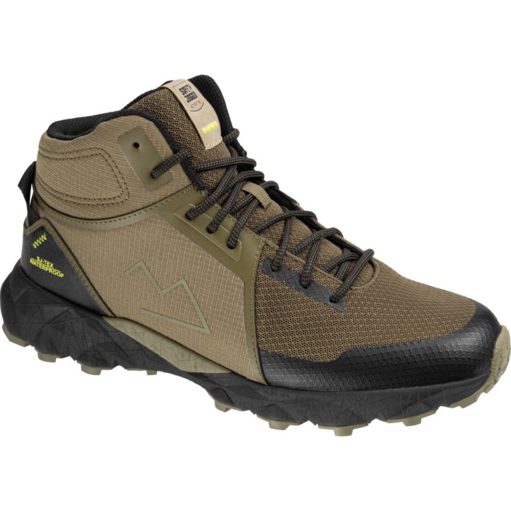 Zapatillas Outdoor Safety Jogger Hombre High Tamanmid Kha Marron ...