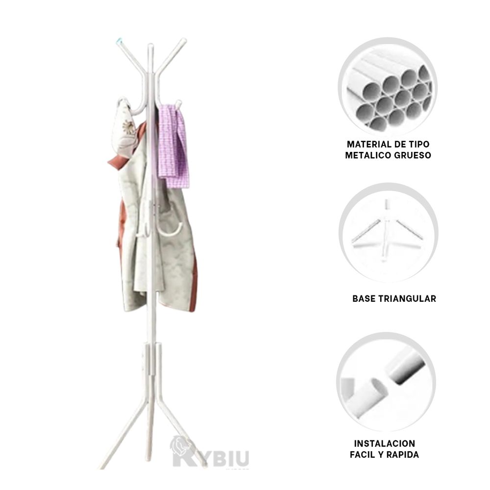 Perchera Practica y Multiuso en Color Blanco - Oechsle