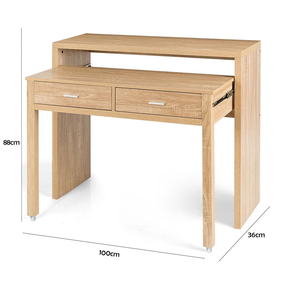 Escritorio Plegable Chiara Ventitas Home Color Duna - Oechsle