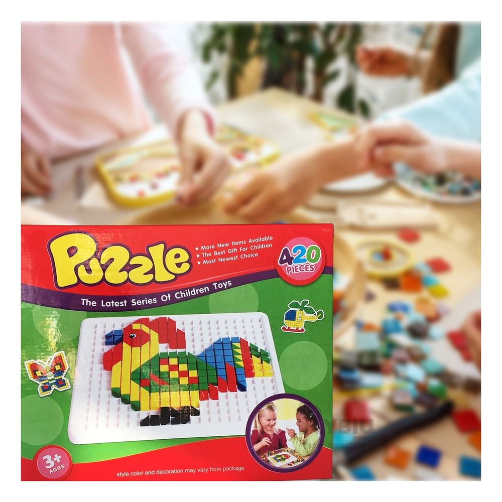Puzzle Mosaico de 420 Piezas Creativas de Modelo Color Rojo - Oechsle