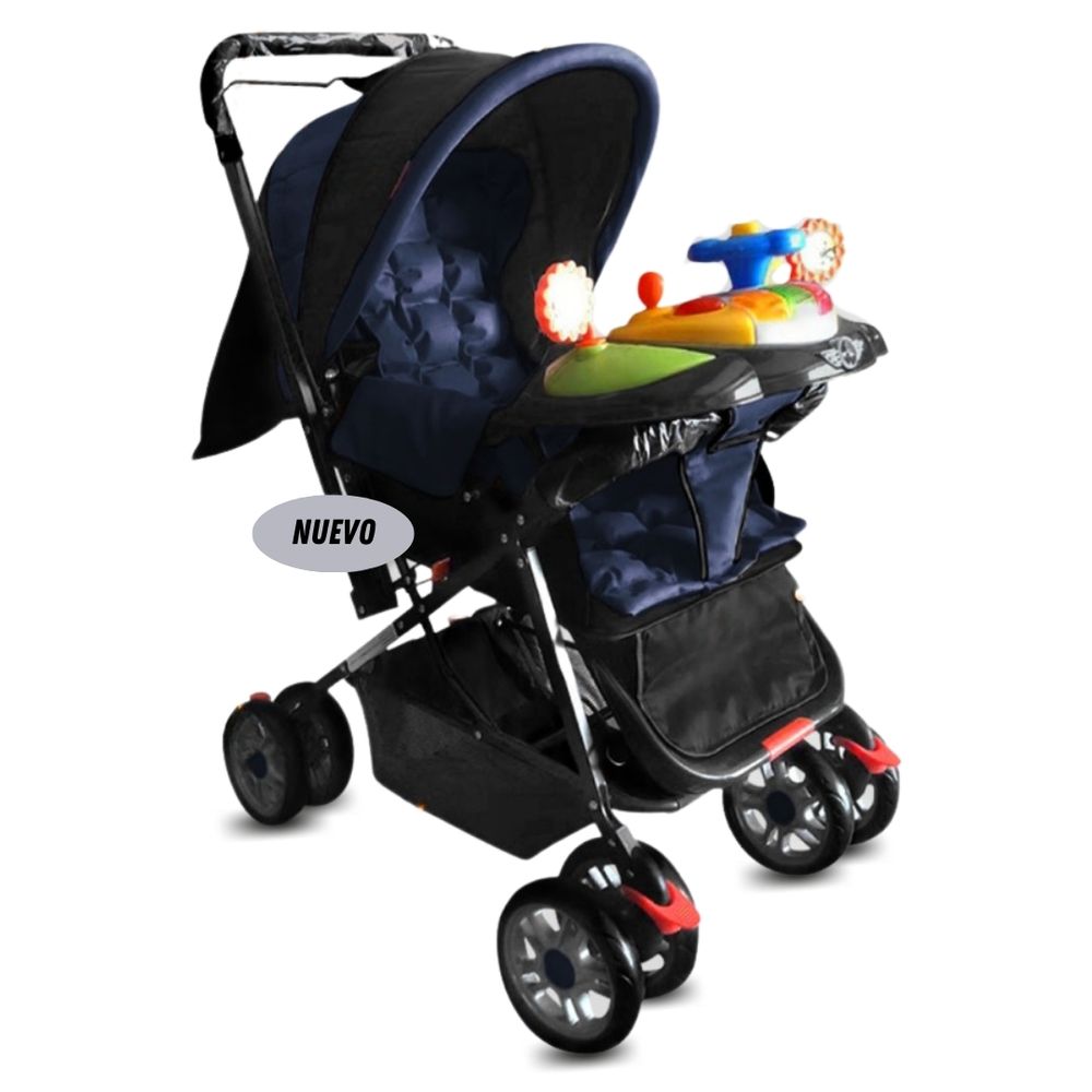 Coche Cuna de Lujo Shabert Edición Limitada Azul - Oechsle