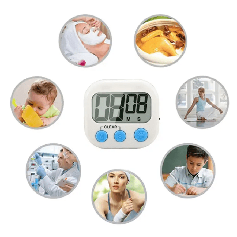 Temporizador Timer Digital Para Cocina con Soporte Magnético - Oechsle