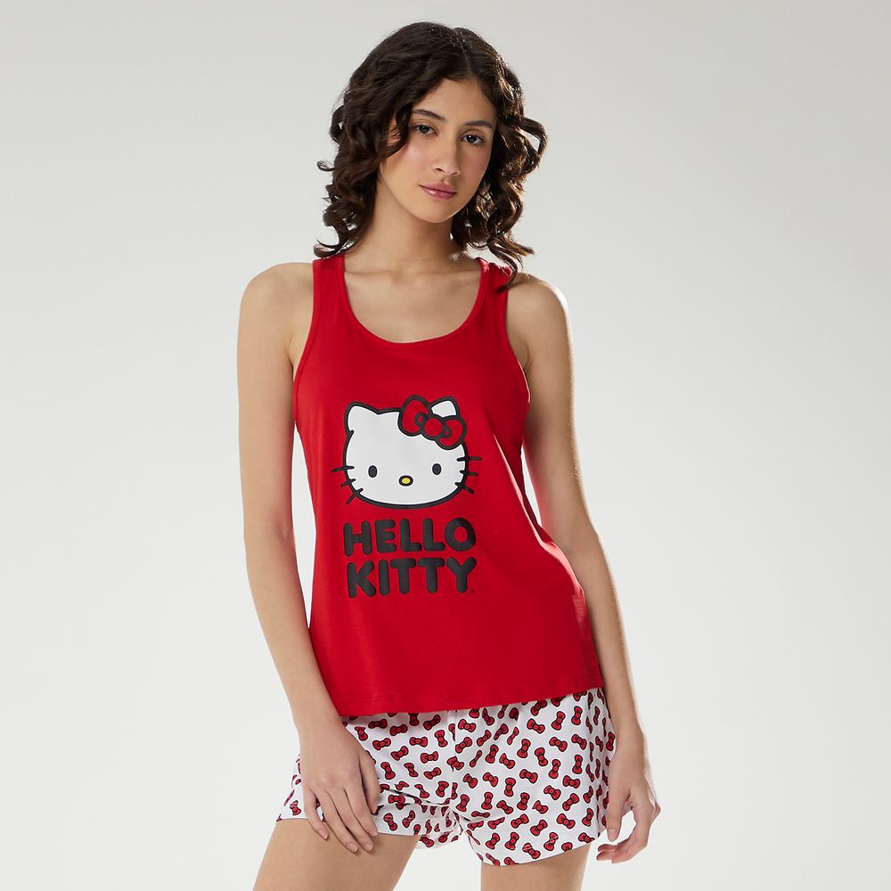 Pijama Mujer Tank + Short Ba6020 Hellokitty | Oechsle.pe - Oechsle