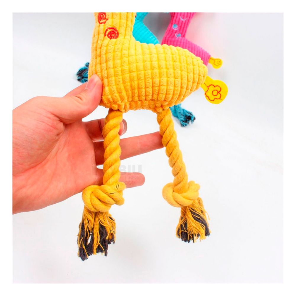 Juguete Enrollable Jirafa Color Amarillo Y+Regalo Agendita - Oechsle