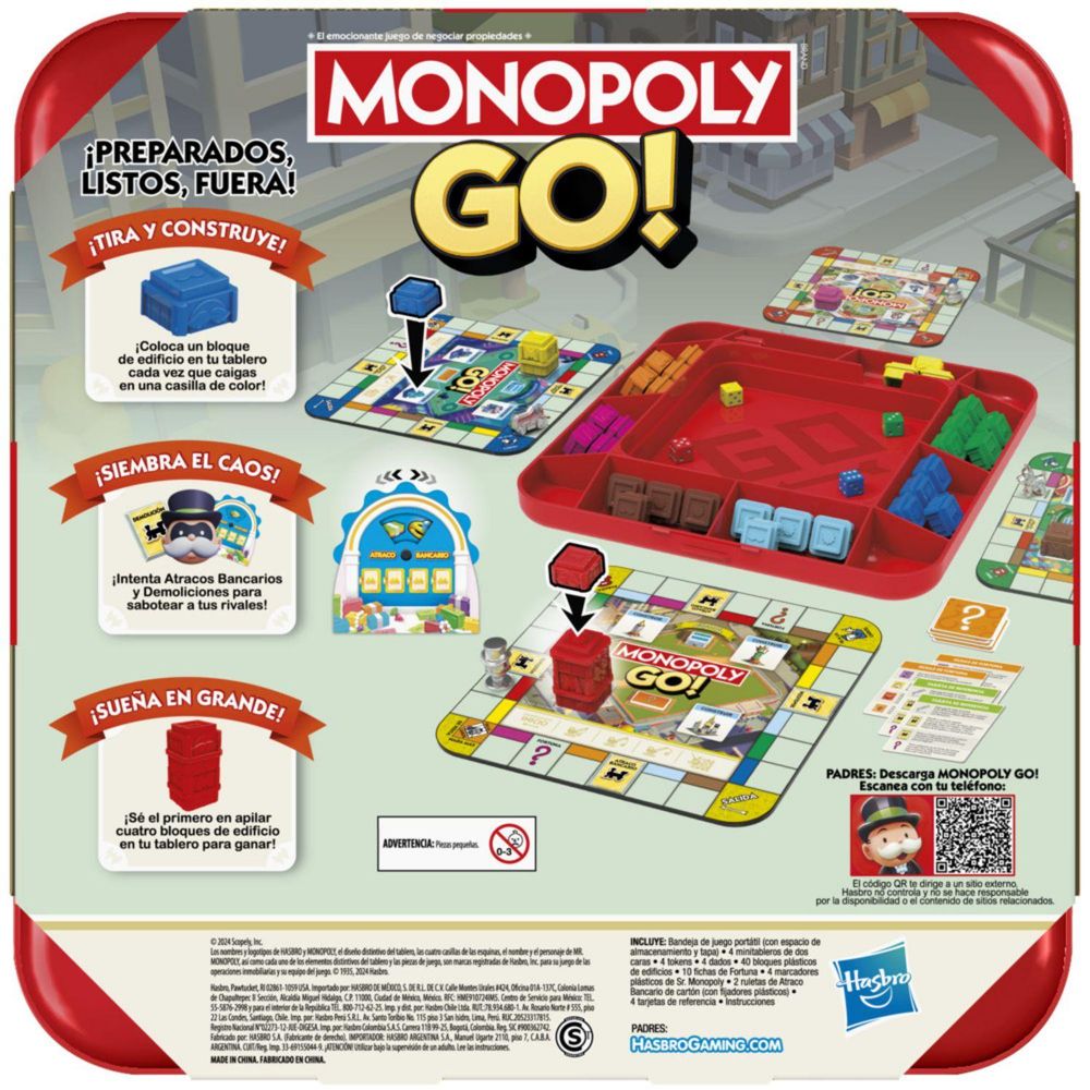 Juego De Mesa Monopoly Go! | Oechsle.pe - Oechsle