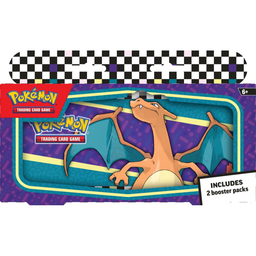 Cartas Pokemon TCG Cartuchera Charizard con 20 Cards Inglés - Oechsle