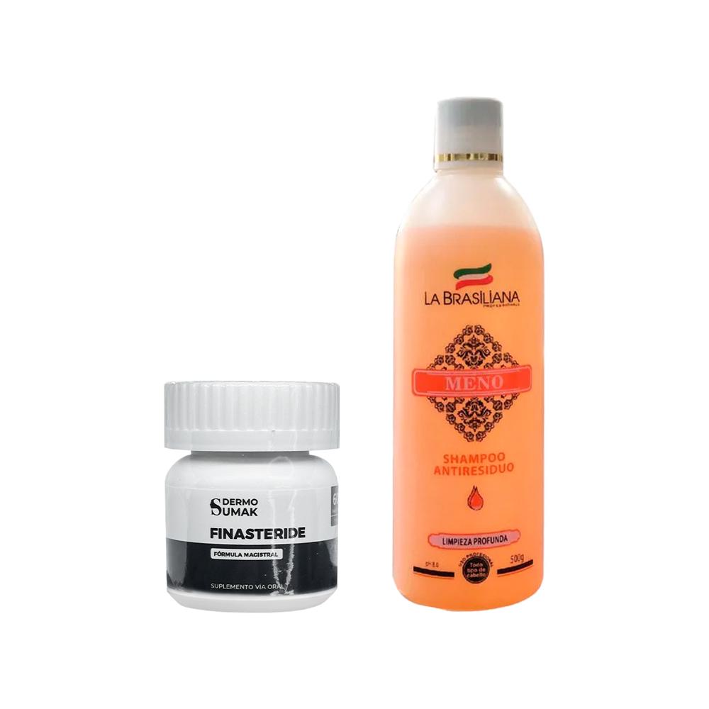 Finasteride 1mg X 60 Capsulas + Shampoo Antiresiduo 500ml - Oechsle