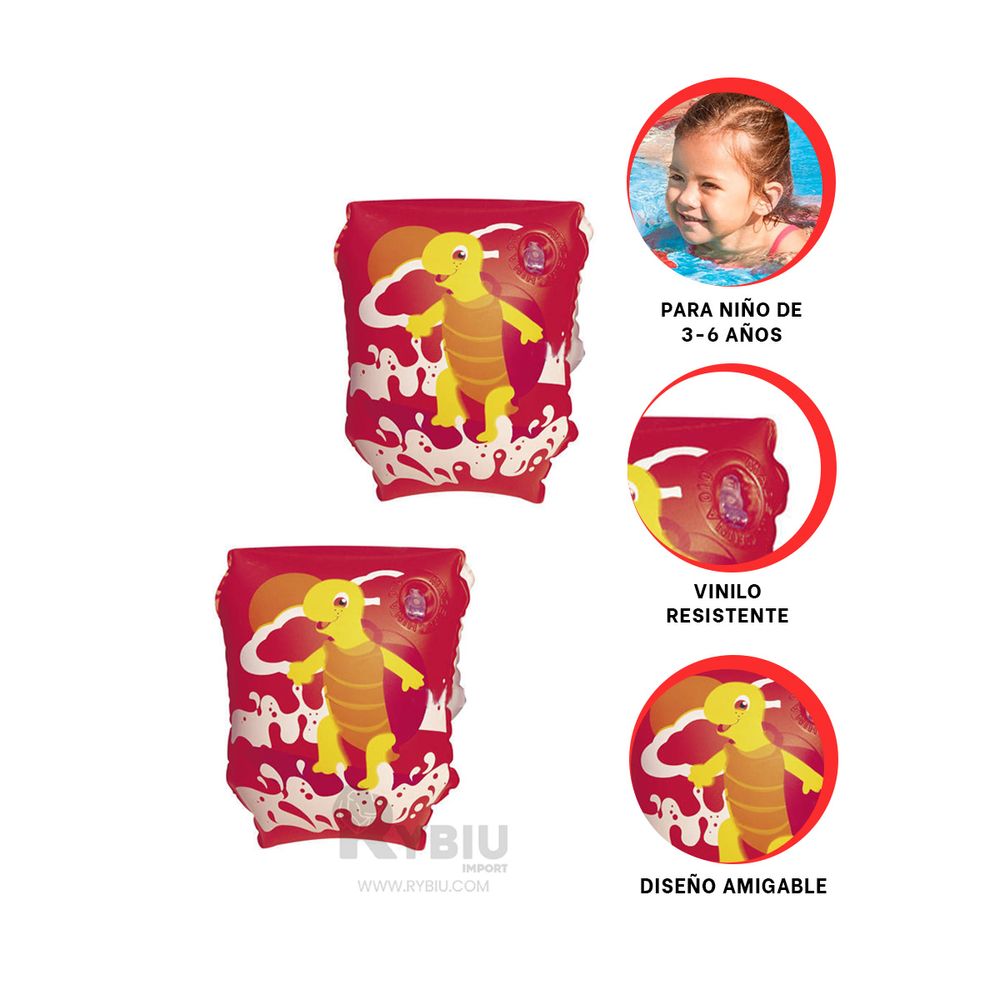 Brazo para Niños con Demasiado Miedo Rojo Y+Regalo Stickers - Oechsle