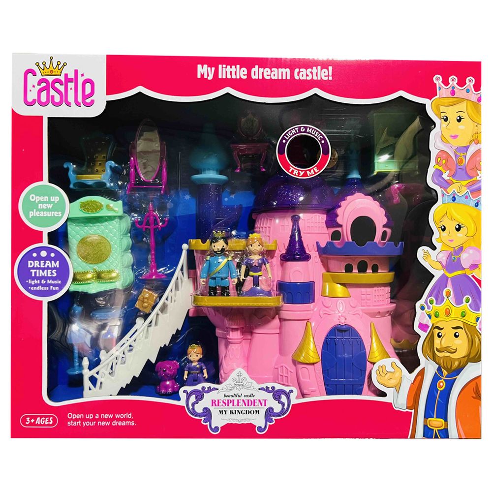 My Little Dream Castle Set de Castillo con Luces Música y Figuras - Oechsle