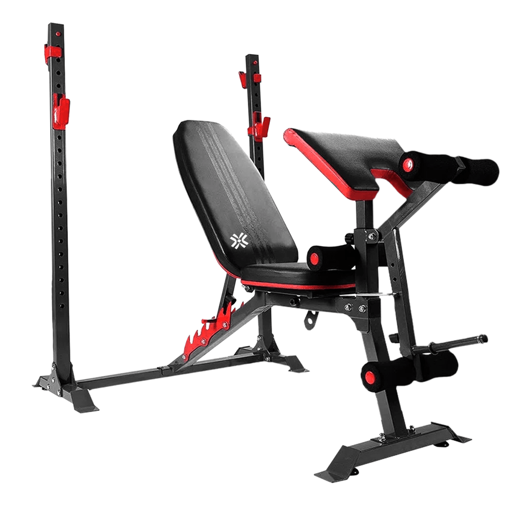 Banca de Ejercicios con Soporte Multitrainer IRON GYM - Oechsle