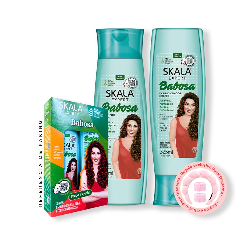 Shampoo + Acondicionador Babosa Aloe Vera Skala Expert 325ml + Regalo ...