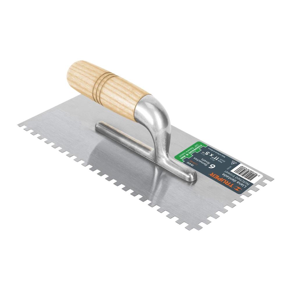 Plancha Raspin Dentada Mango Madera con 6 Remaches Truper 15410 - Oechsle