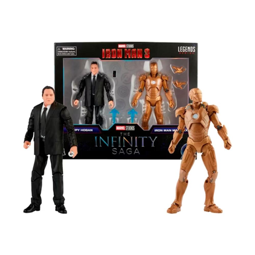 Hasbro Marvel Legends Happy Hogan and Iron Man Mark 21 (Target ...
