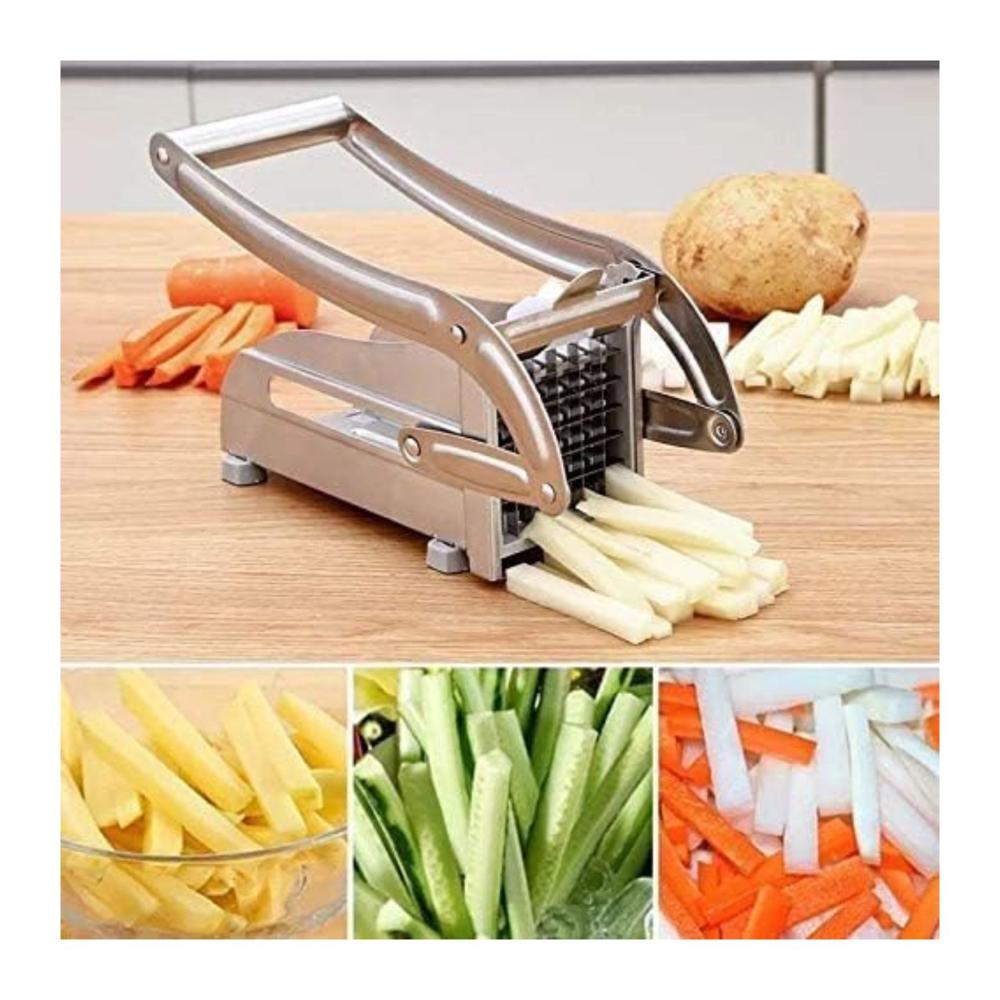 CORTADOR DE PAPAS FRITAS LISTAS PARA FREIR - MAS 64 CORTES AL INSTANTE ...