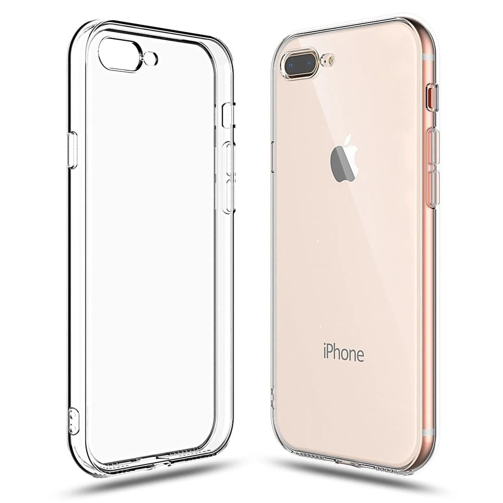 Funda para iPhone 7 Plus TPU 100% Antishock Transparente Resistente ...
